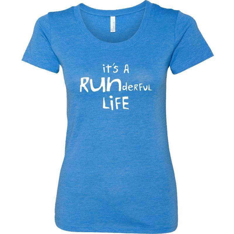 Women’s Perfect Tri Short Sleeve Crew - "It's A Runderful Life" - One ...